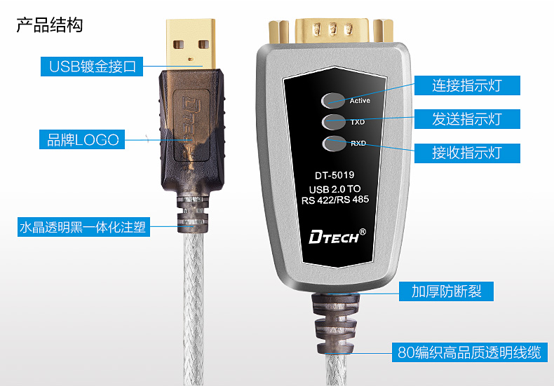 DT-51190.5m_（DTECH(帝特)）DT-51190.5m中文资料_价格_PDF手册-立创电子商城
